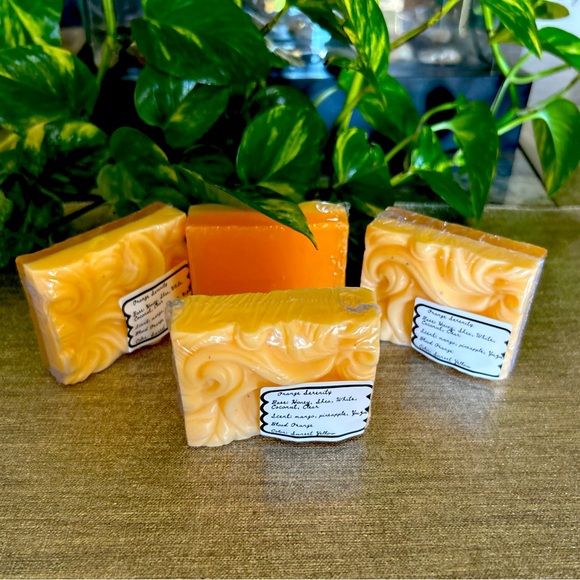 Handmade | Bath & Body | Orange Serenity Handcrafted Orange Soap Bar ...
